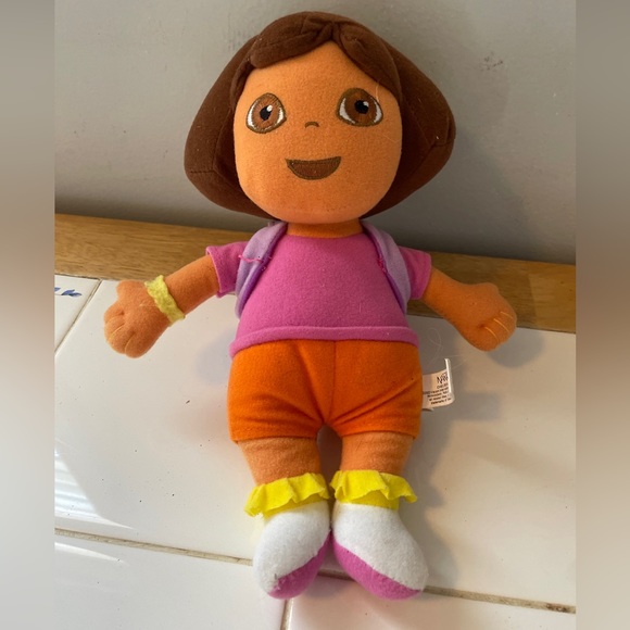 Toys | Dora The Explorer 1 Plush With Backpack Book Bookworks | Poshmark